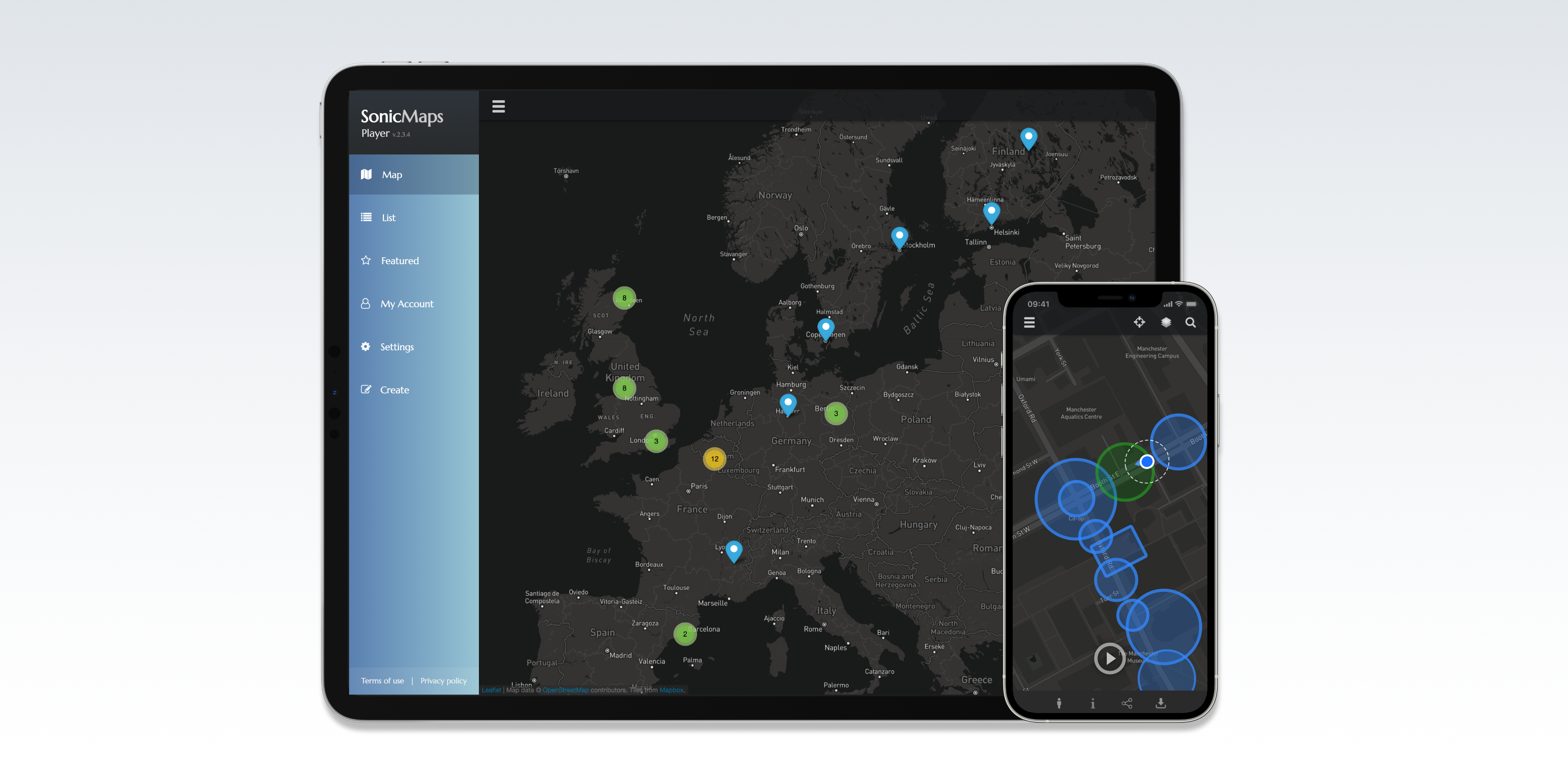 SonicMaps Player | Location-Aware Interactive Experiences